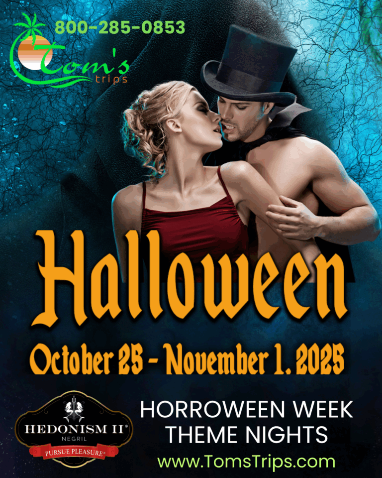 Hedonism Resort Horrorween Themes announced - Tom's Trips