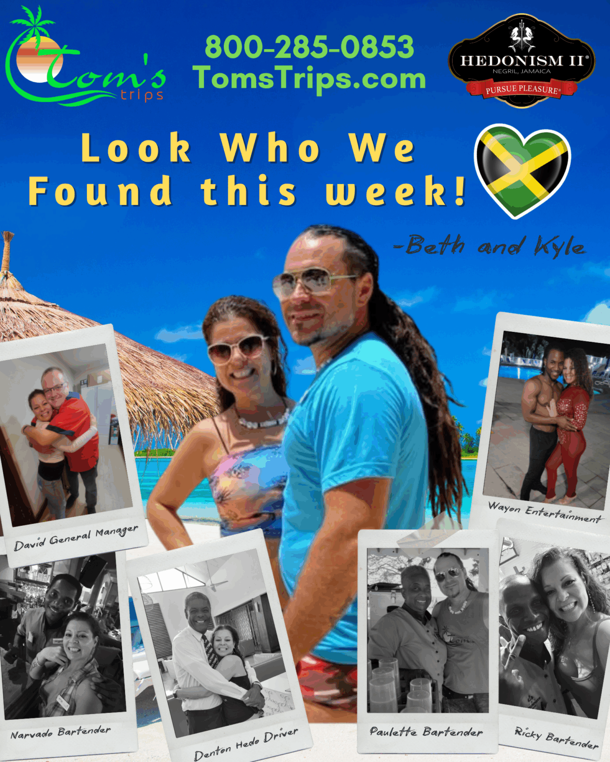 The staff at Hedonism Resort in Jamaica are all back to work and ...